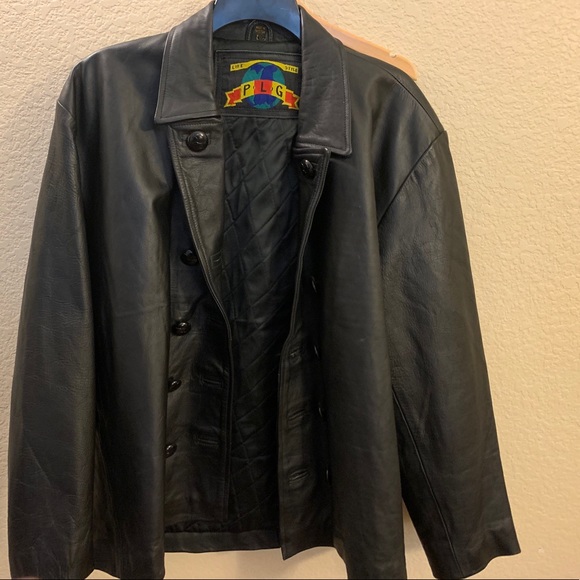 PLG | Jackets & Coats | Vintage Plg Leather Jacket | Poshmark